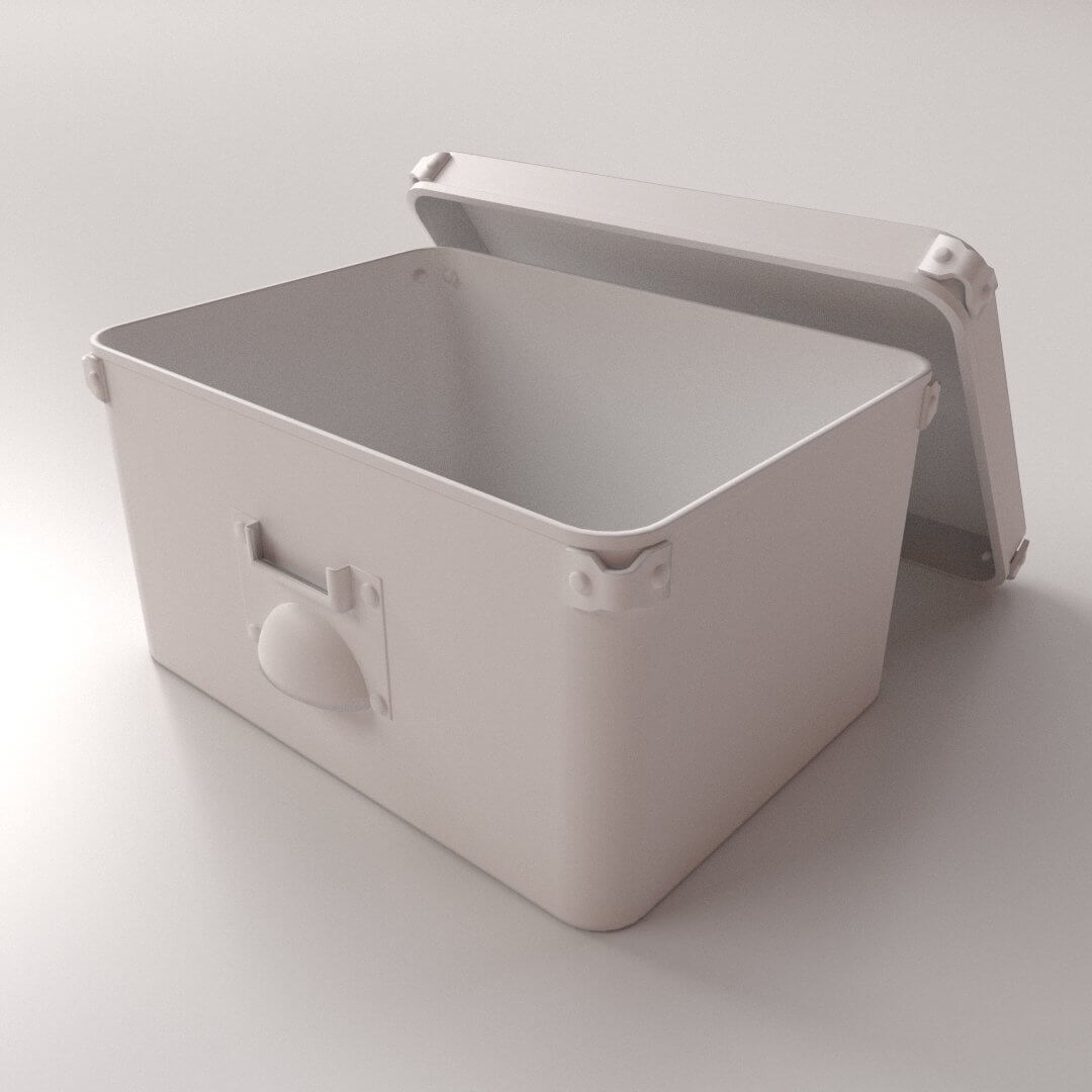Storage Box - 3D Model by firdz3d