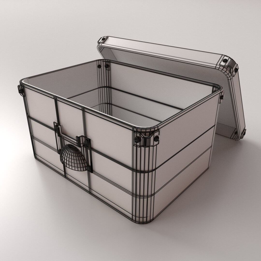 Storage Box - 3D Model by firdz3d