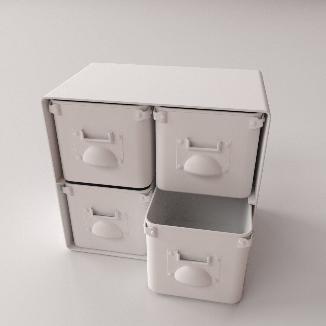 Storage Drawer - 3D Model by firdz3d