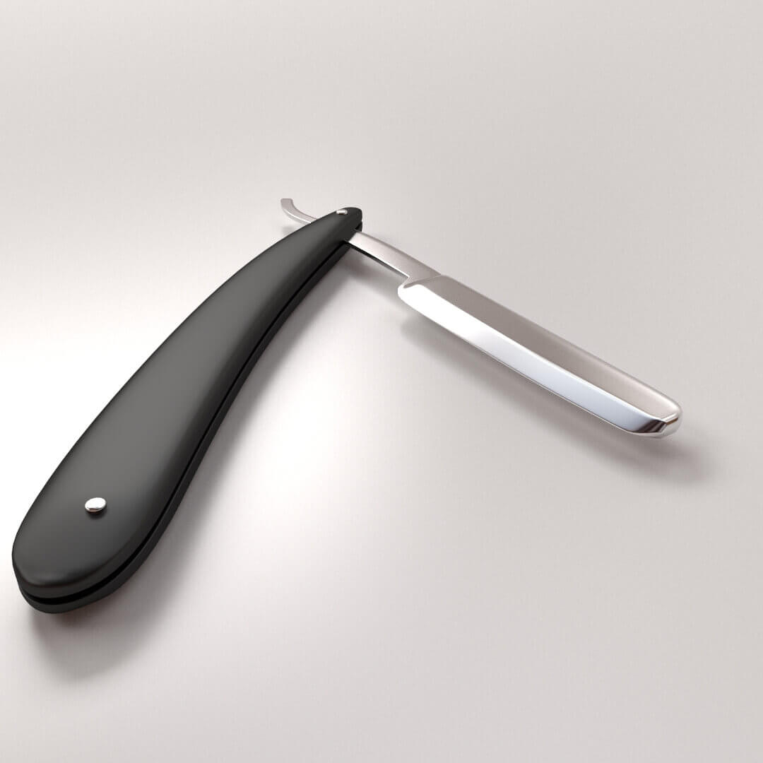 Straight Razor - 3D Model by firdz3d