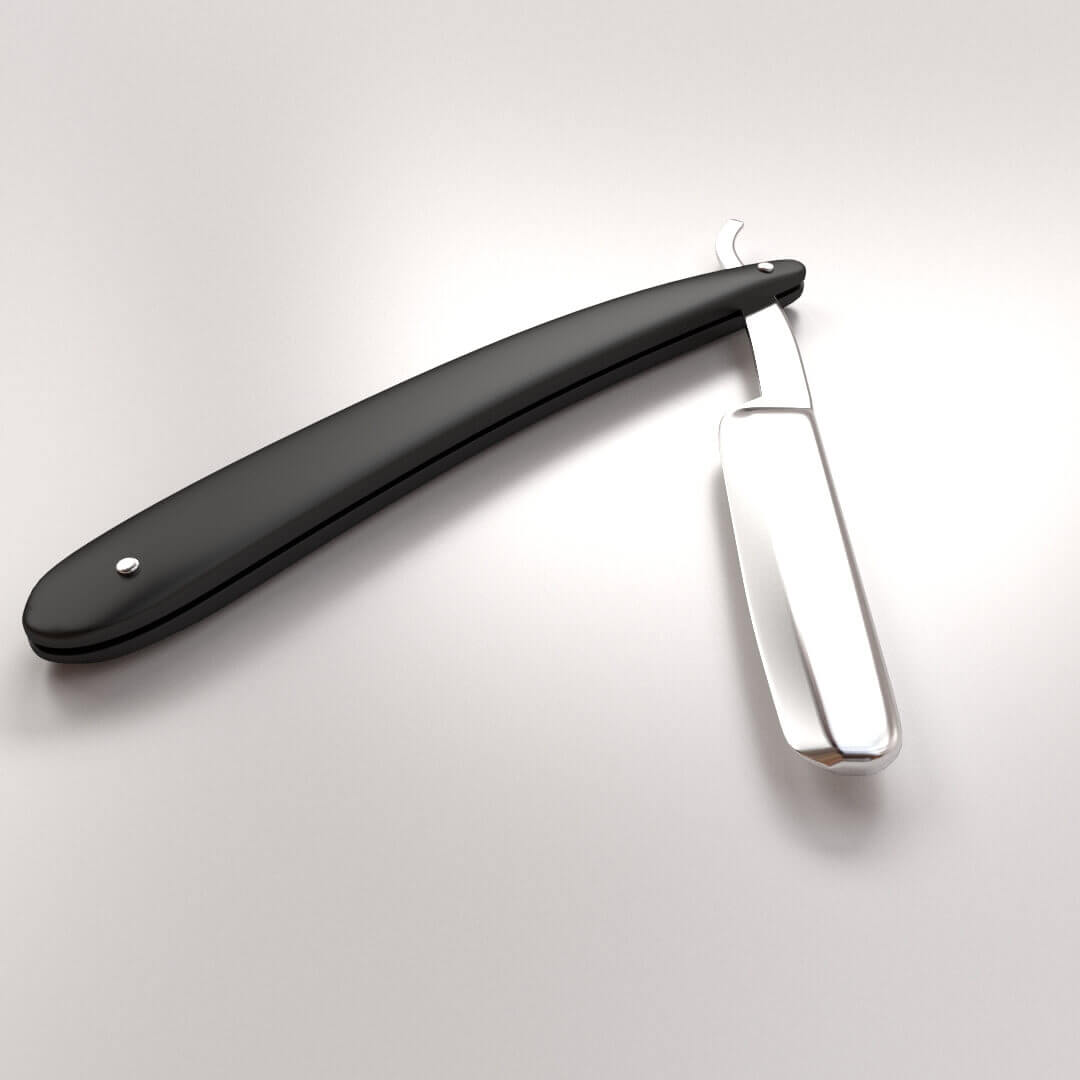 Straight Razor - 3D Model by firdz3d