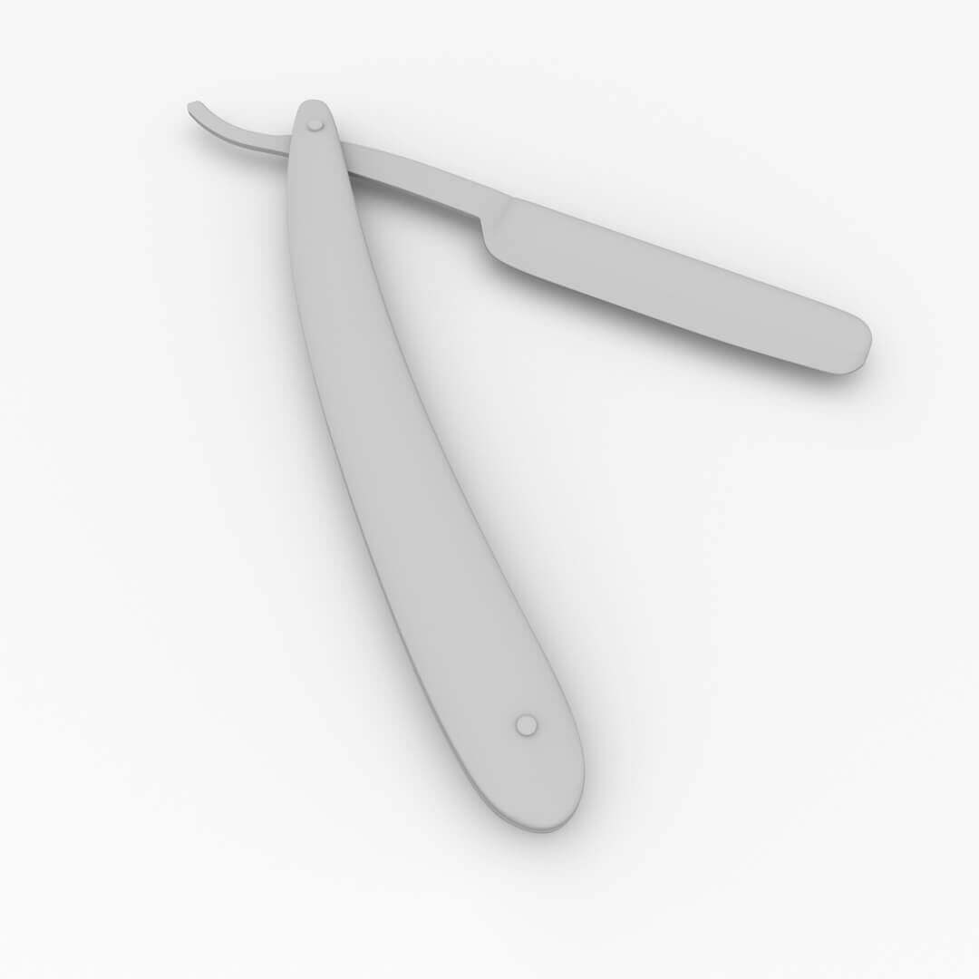 Straight Razor - 3D Model by firdz3d