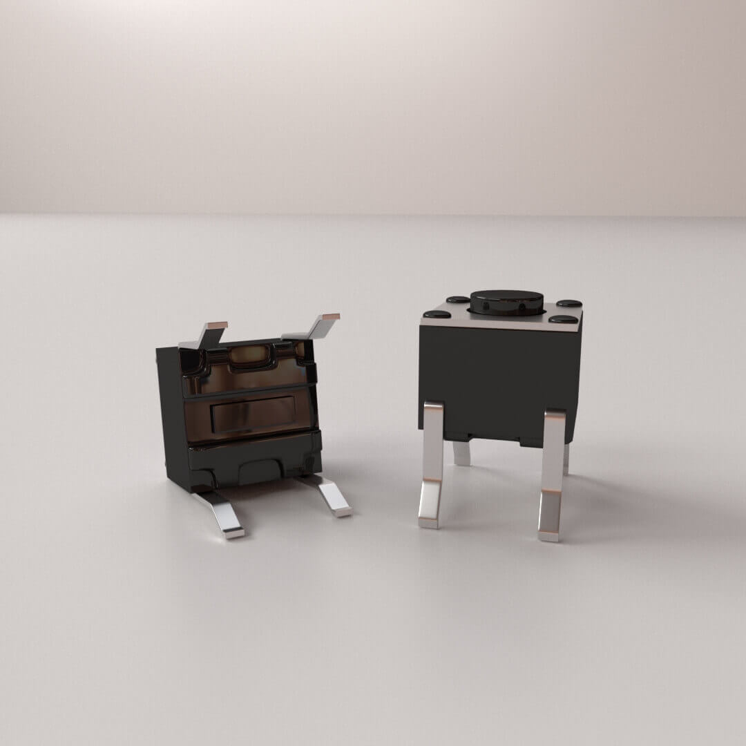 Tactile Push Button - 3D Model by firdz3d