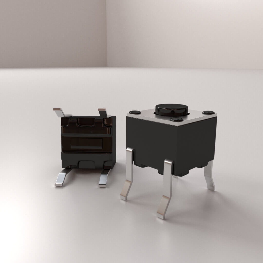 Tactile Push Button - 3D Model by firdz3d