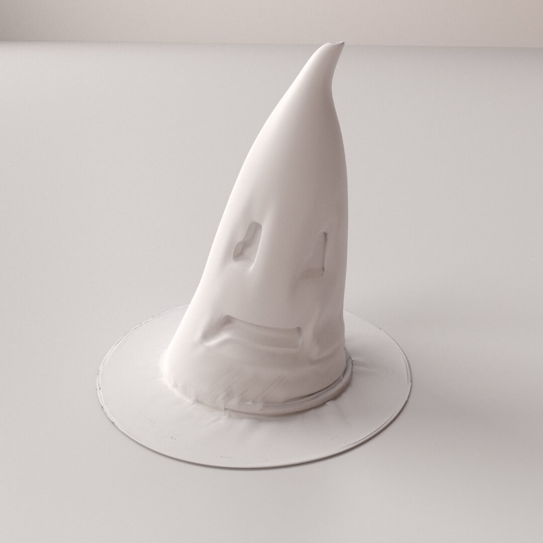 Talking Hat Halloween - 3D Model by firdz3d
