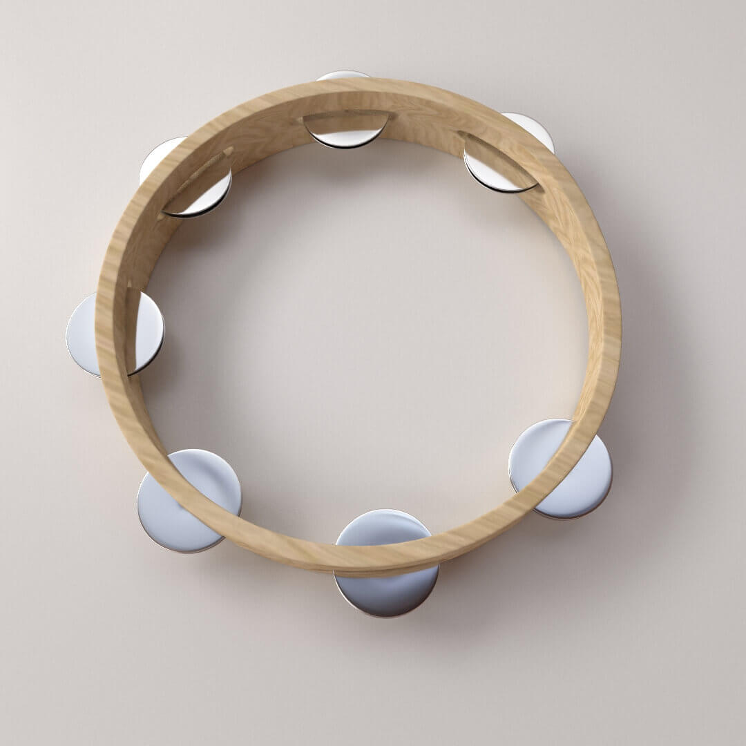 Tambourine - 3D Model by firdz3d