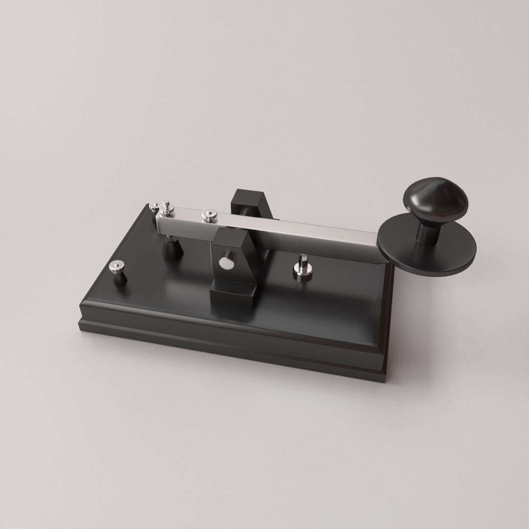 Telegraph Key - 3D Model by firdz3d