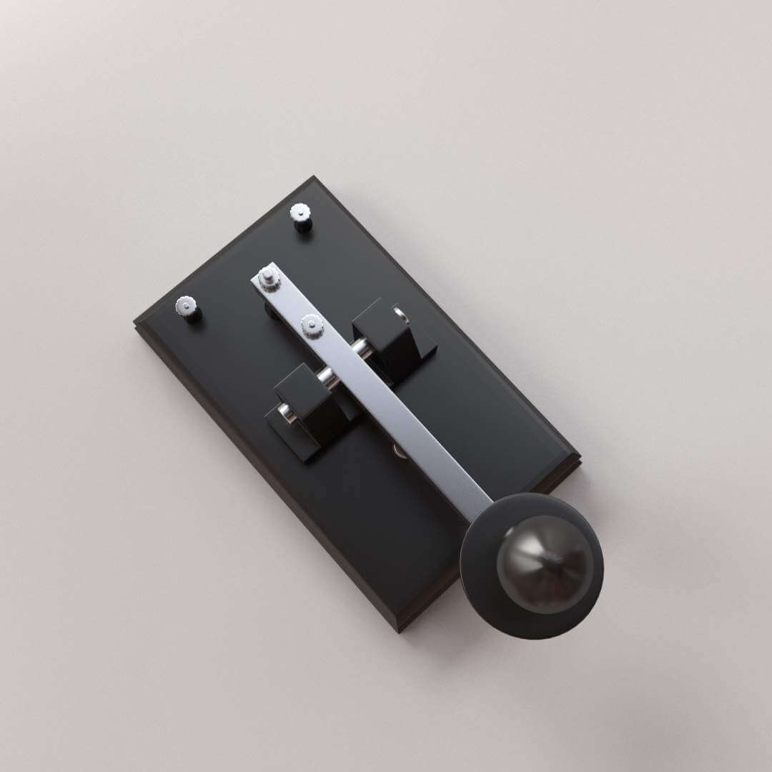 Telegraph Key - 3D Model by firdz3d