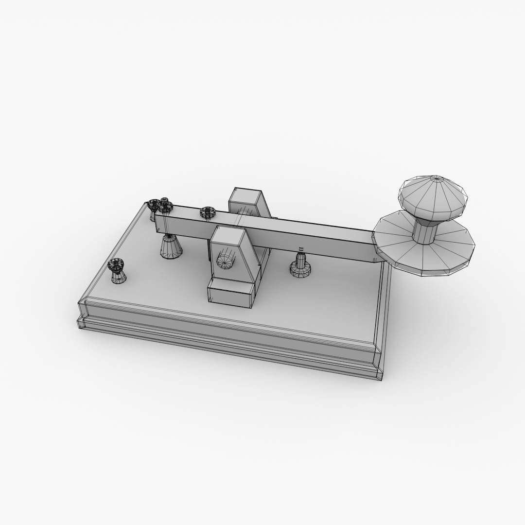 Telegraph Key - 3D Model by firdz3d