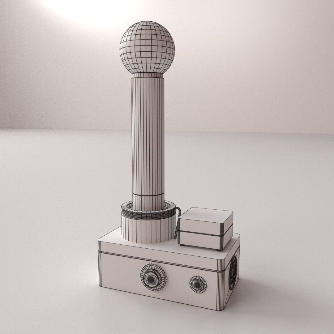 Tesla Coil - 3D Model by firdz3d