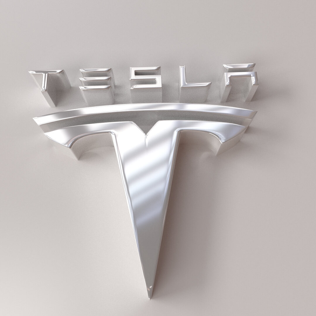 Tesla 3D Logo by firdz3d