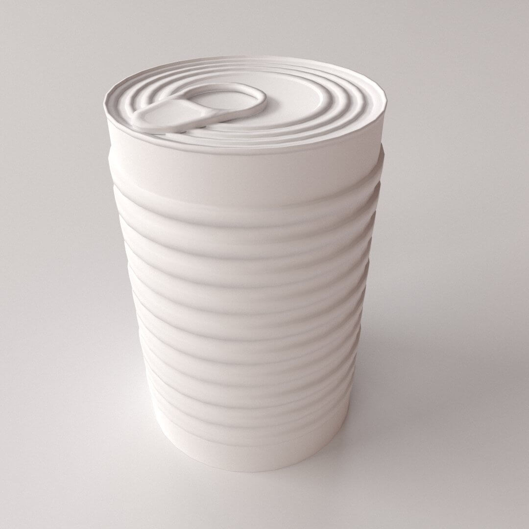 Tin Can - 3D Model by firdz3d