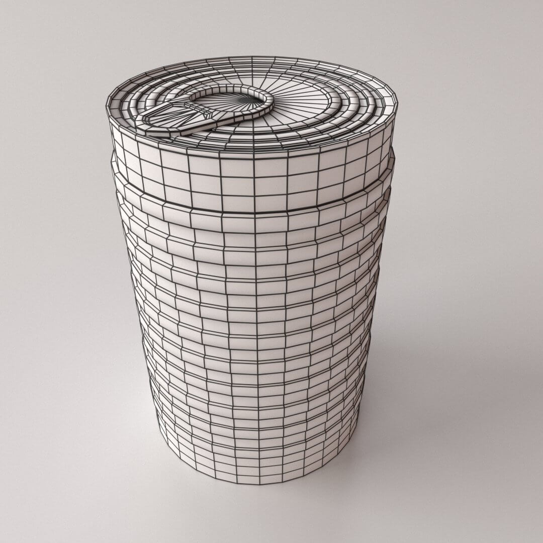 Tin Can - 3D Model by firdz3d