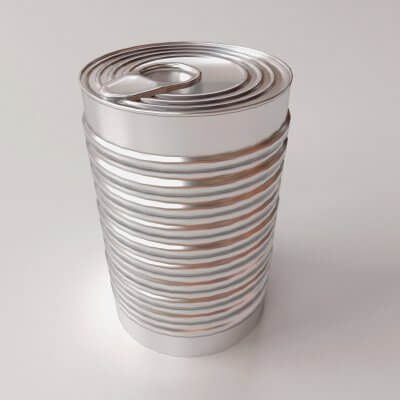 Tin Can - 3D Model by firdz3d