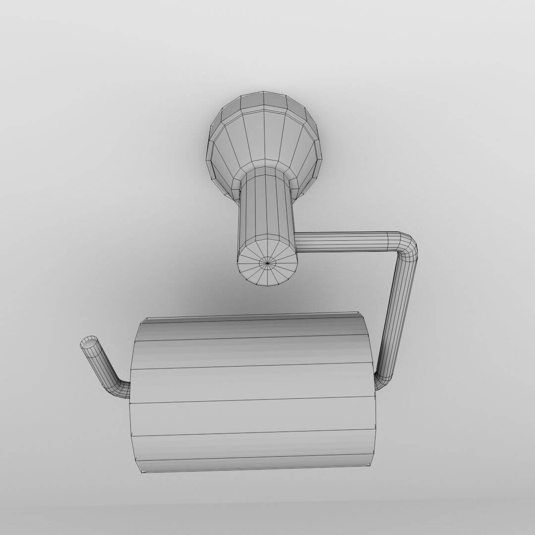 Toilet Paper Holder - 3D Model by firdz3d