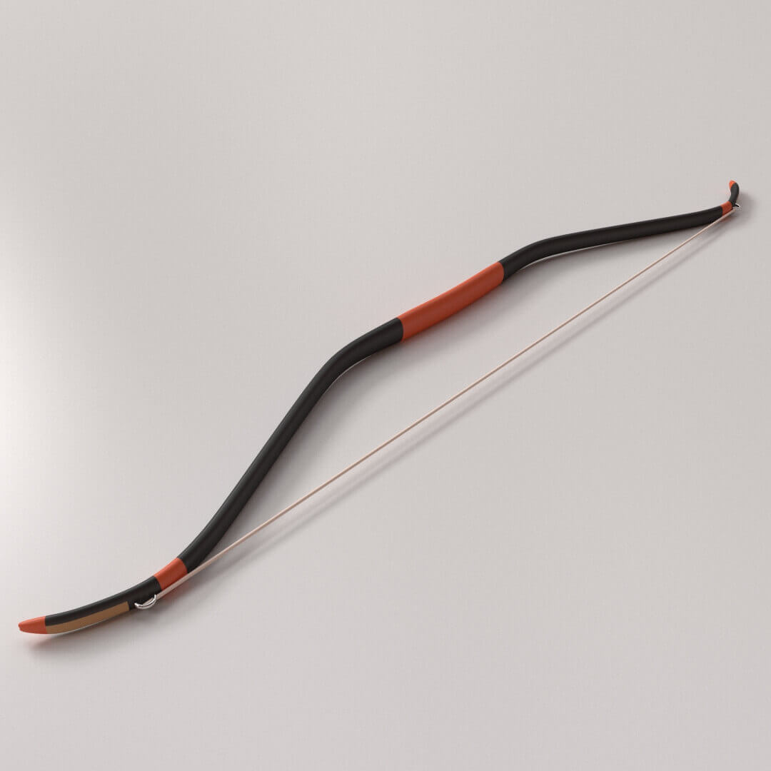 Traditional Bow - 3D Model by firdz3d