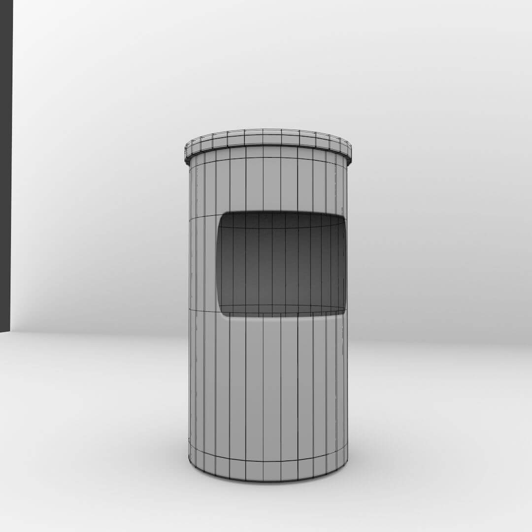 Trashcan - 3D Model by firdz3d