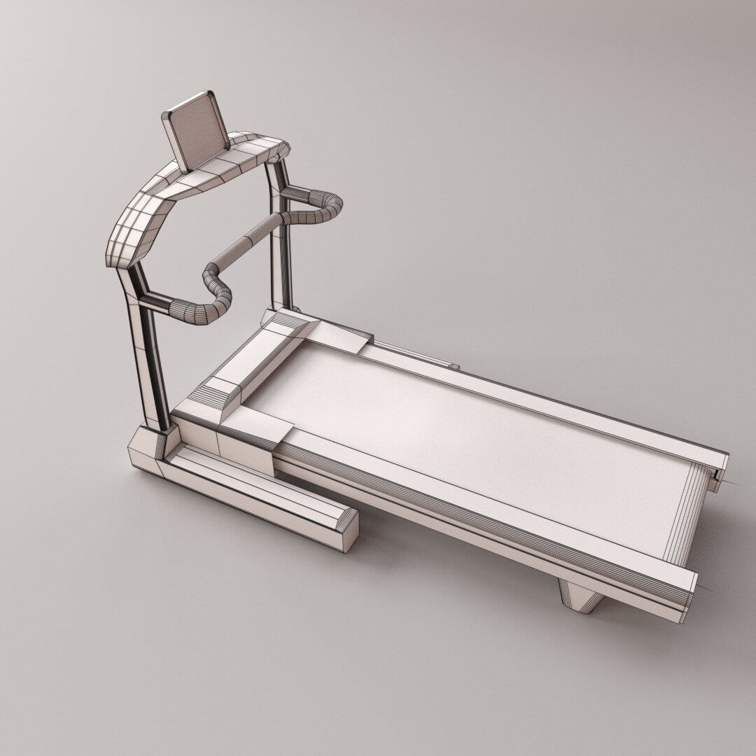 Treadmill - 3D Model by firdz3d