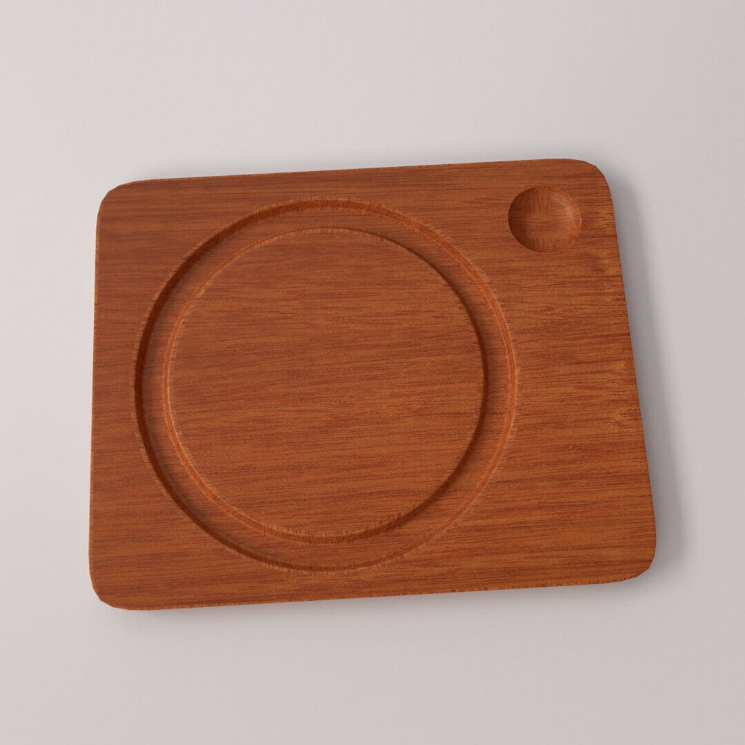 Trencher Plate - 3D Model by firdz3d