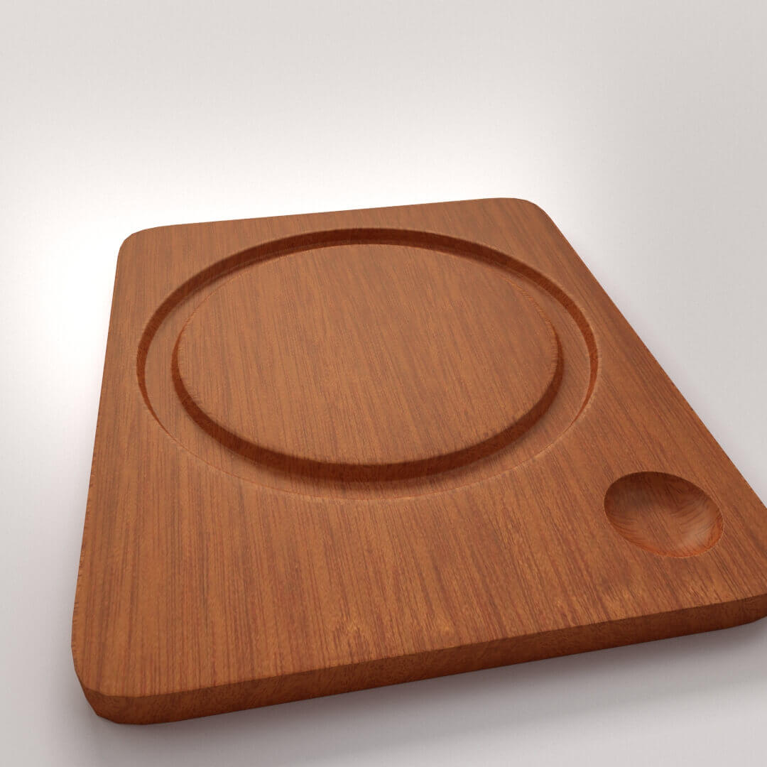 Trencher Plate - 3D Model by firdz3d