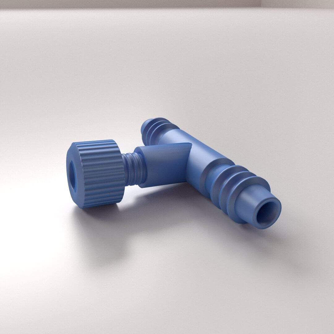 Tubing Flow Control Valve V2 - 3D Model by firdz3d