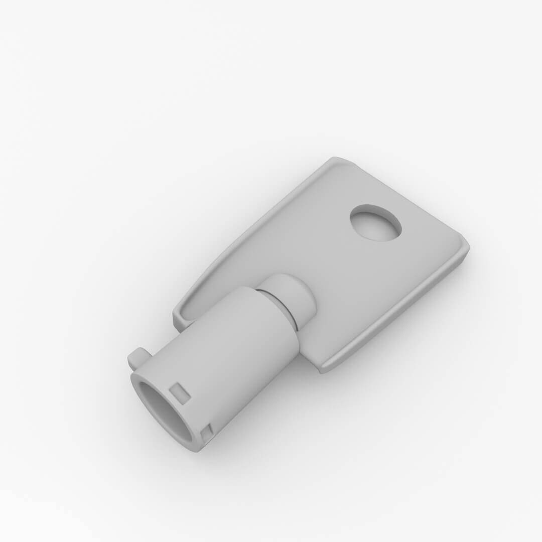 Tubular Key - 3D Model by firdz3d