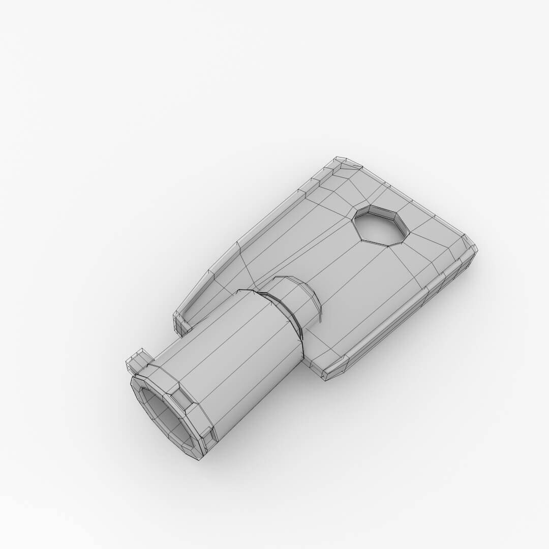 Tubular Key - 3D Model by firdz3d