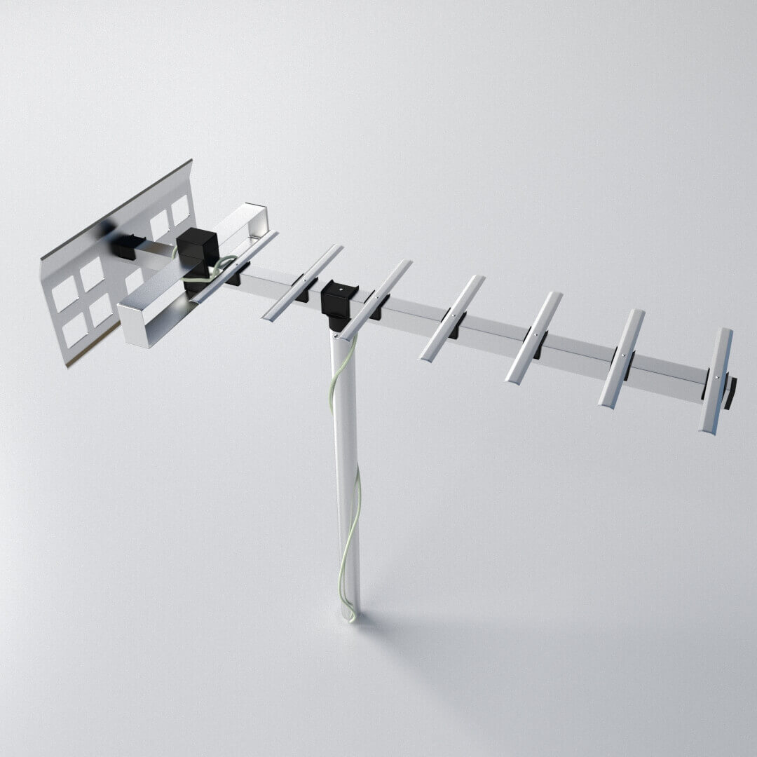 TV Aerial - 3D Model by firdz3d