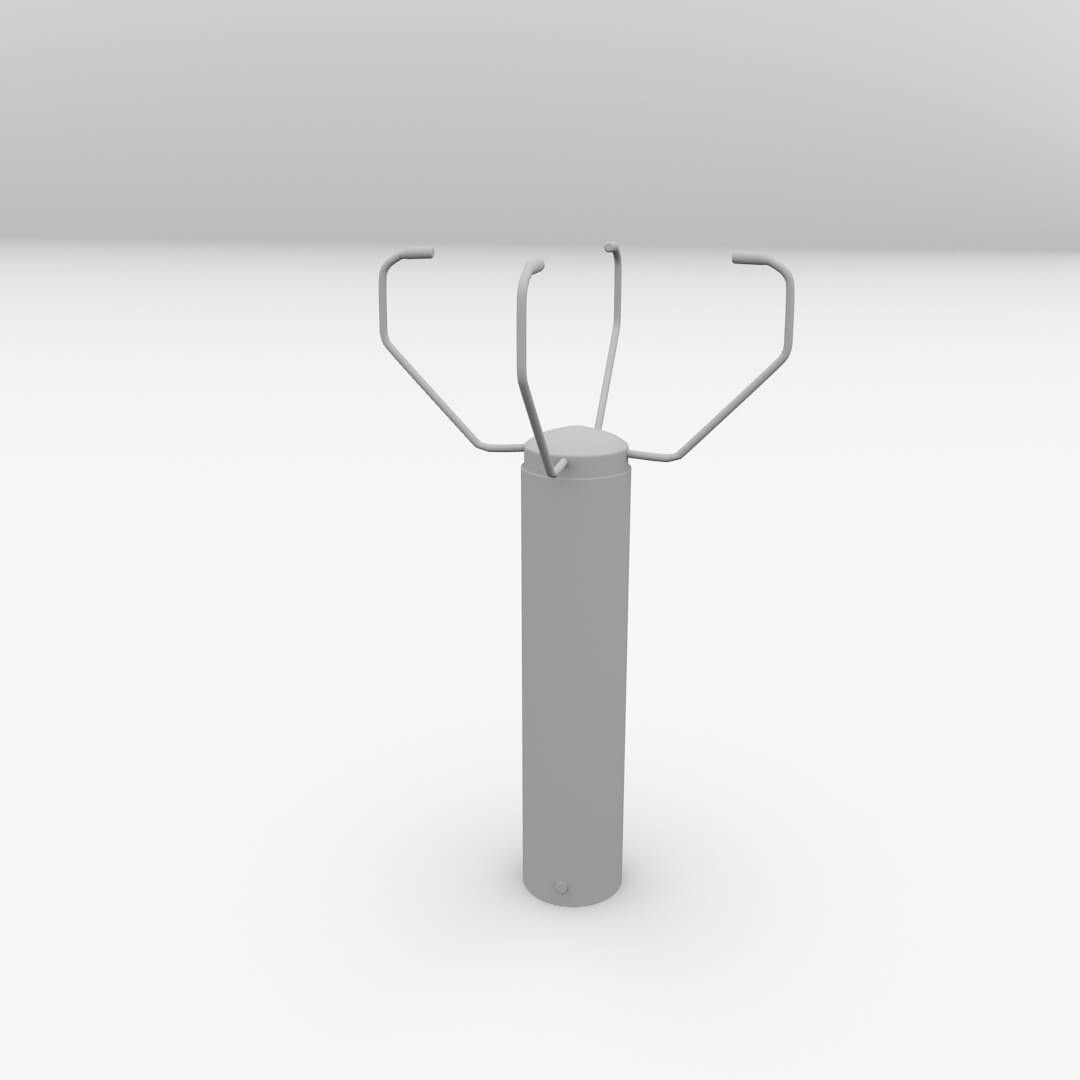 Ultrasonic Anemometer 2D - 3D Model by firdz3d