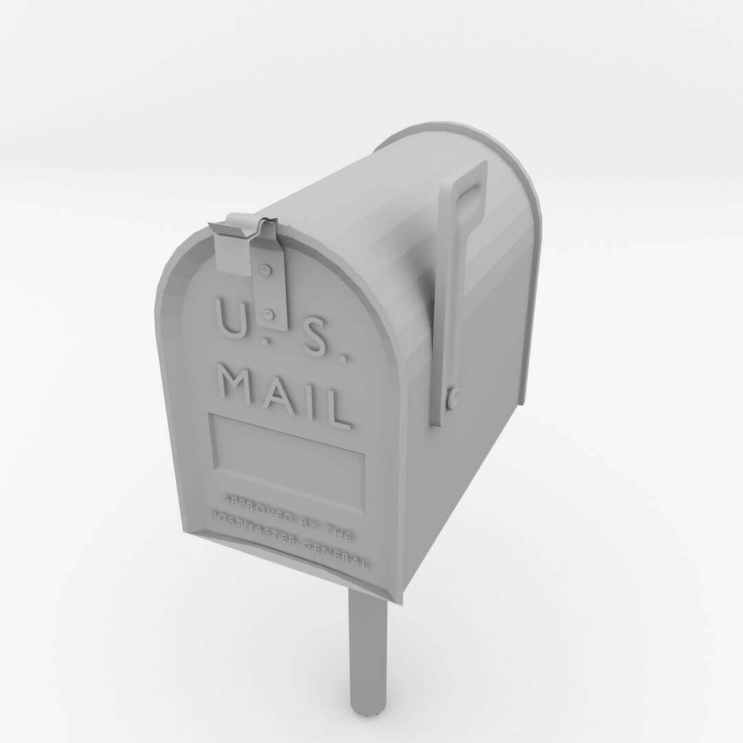 US Mailbox - 3D Model by firdz3d