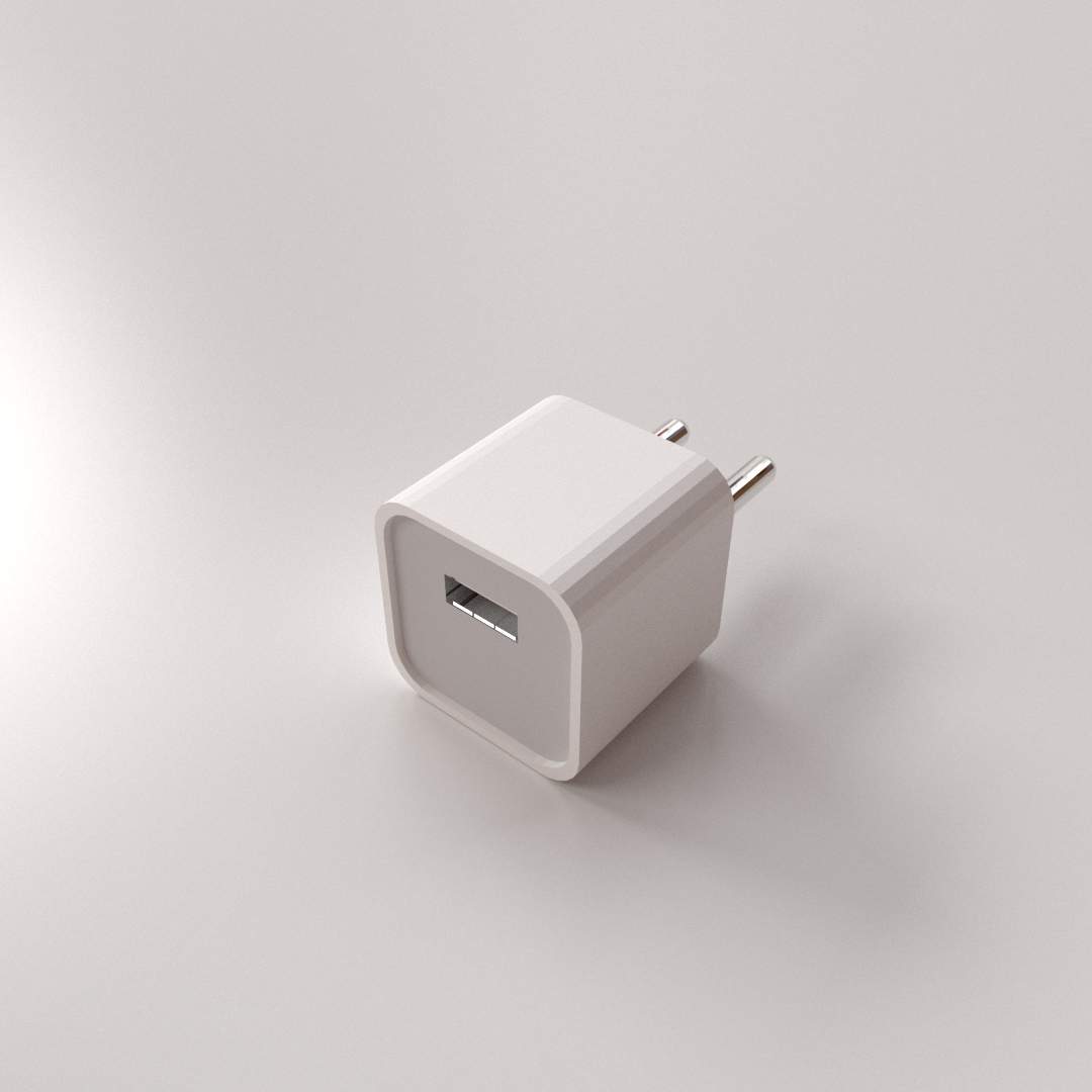 USB Power Adapter - 3D Model by firdz3d