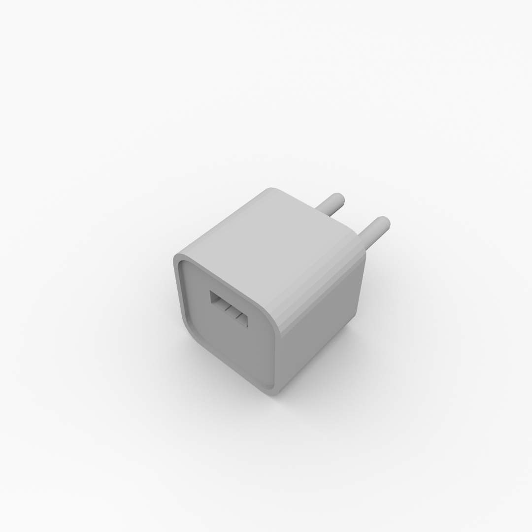USB Power Adapter - 3D Model by firdz3d