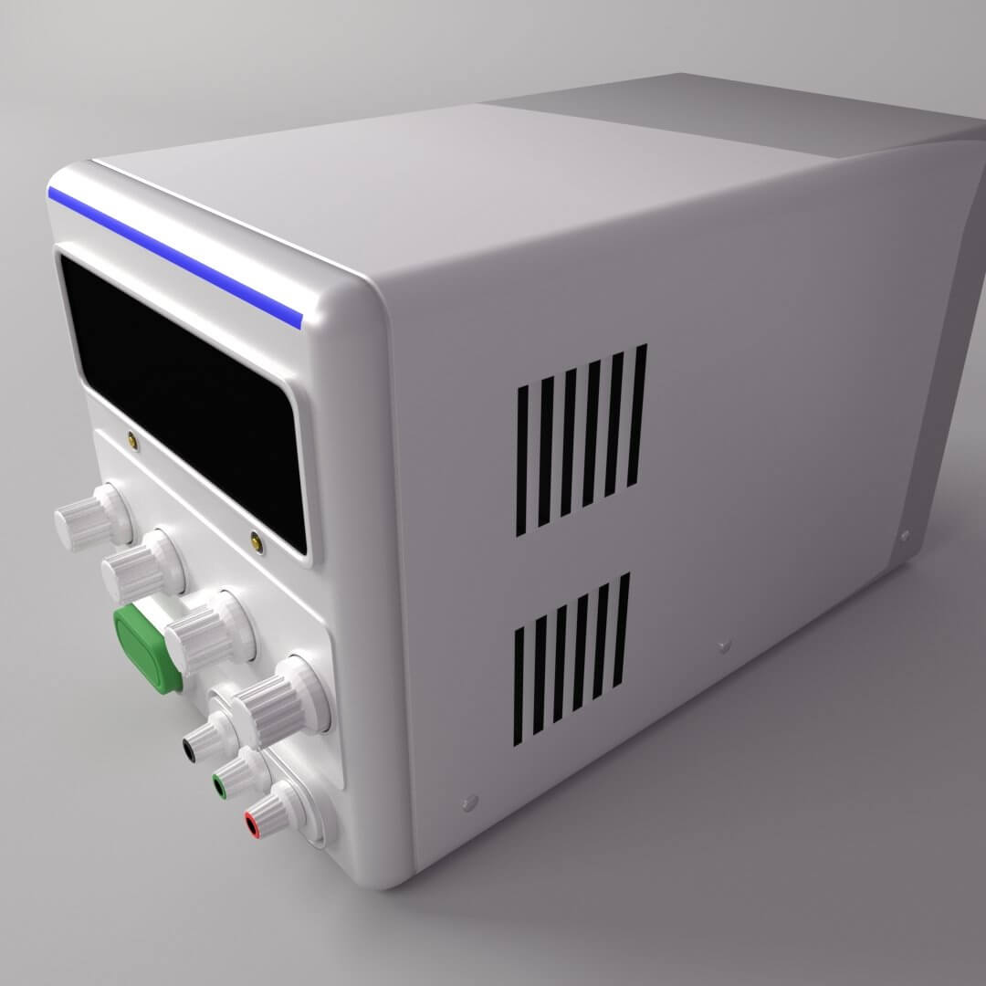 Variable Power Supply - 3D Model by firdz3d