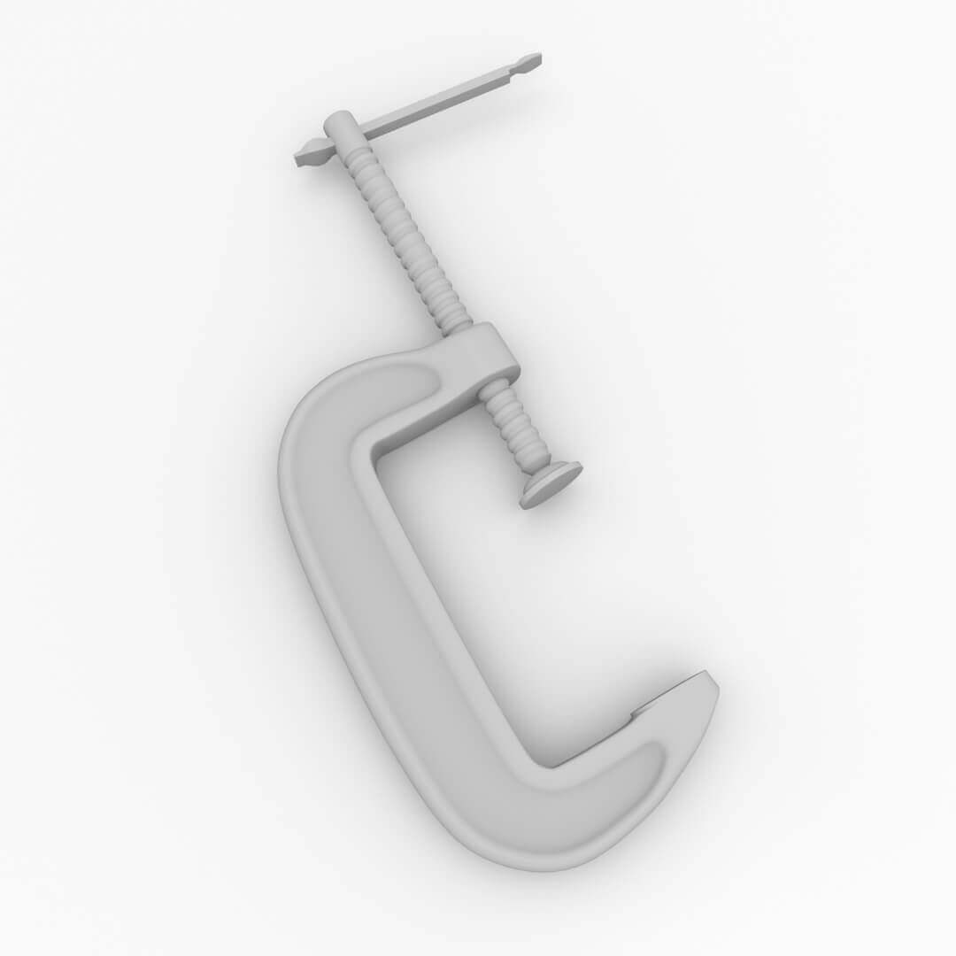 C-Clamp 3D Model by firdz3d