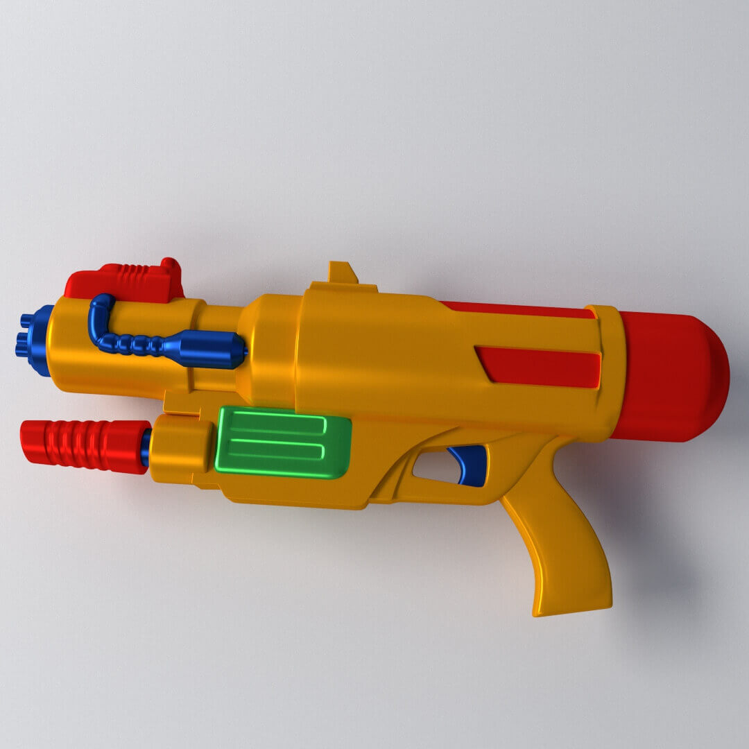 Water Gun - 3D Model by firdz3d