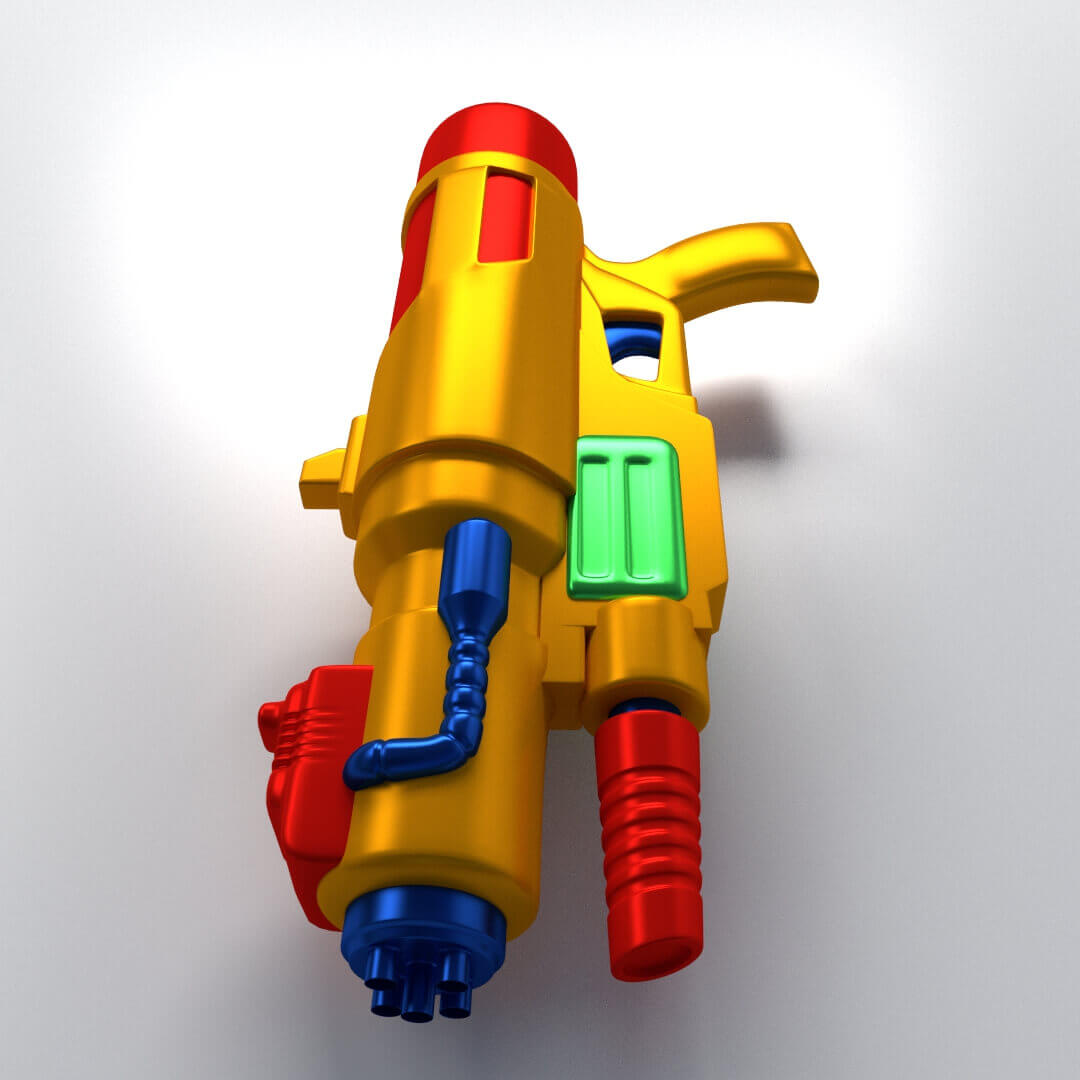Water Gun - 3D Model by firdz3d