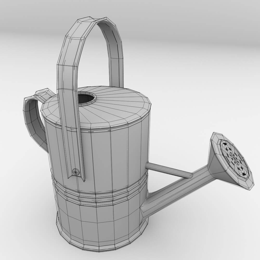 Watering Can - 3D Model by firdz3d