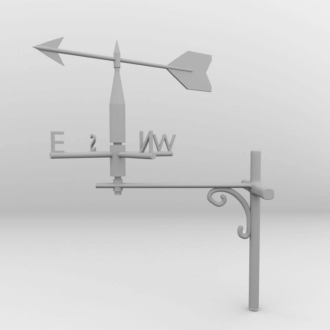 Wind Vane - 3D Model by firdz3d
