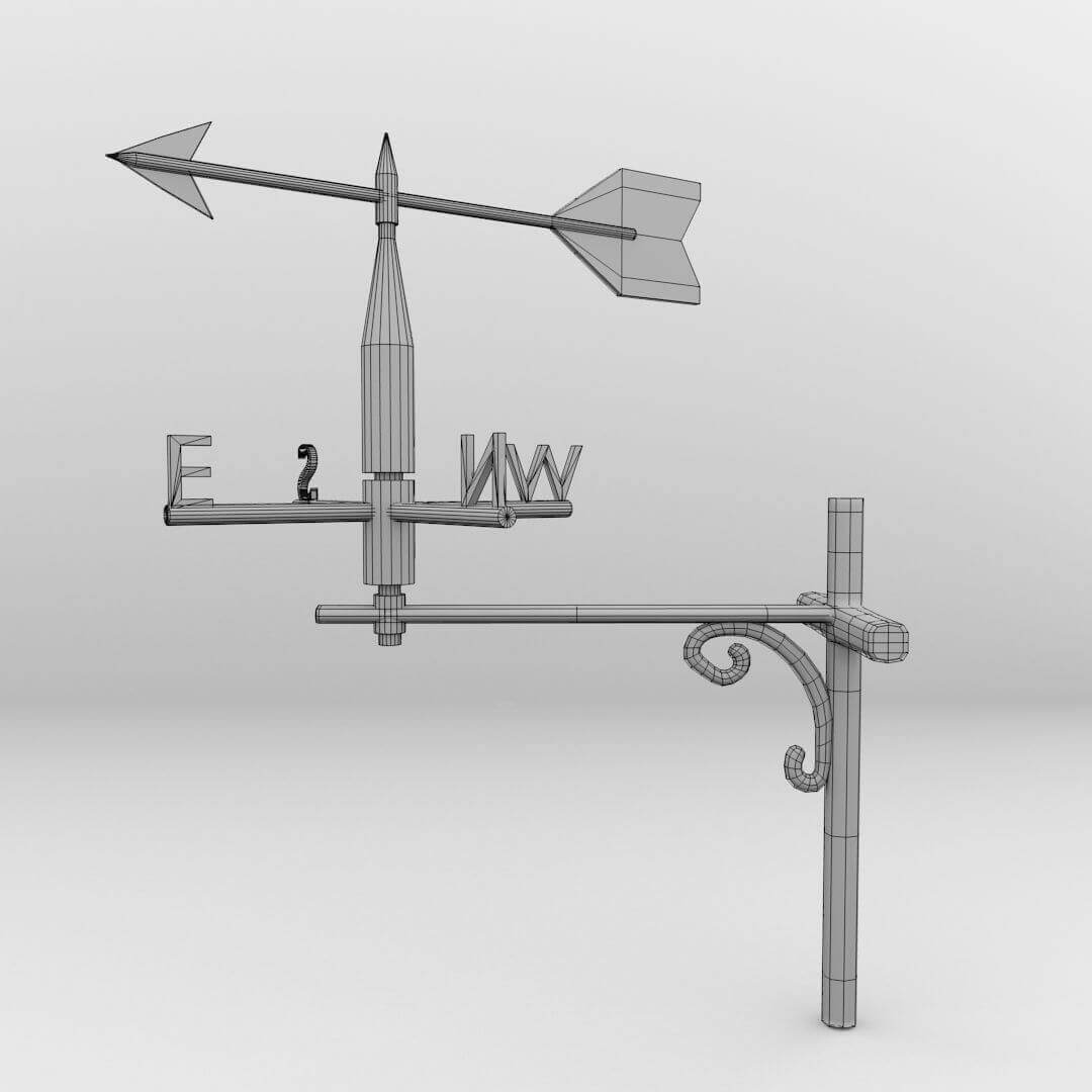 Wind Vane - 3D Model by firdz3d