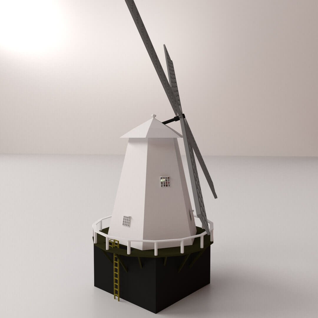 Windmill - 3D Model by firdz3d