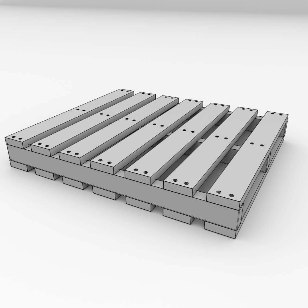 Wood Pallet - 3D Model by firdz3d