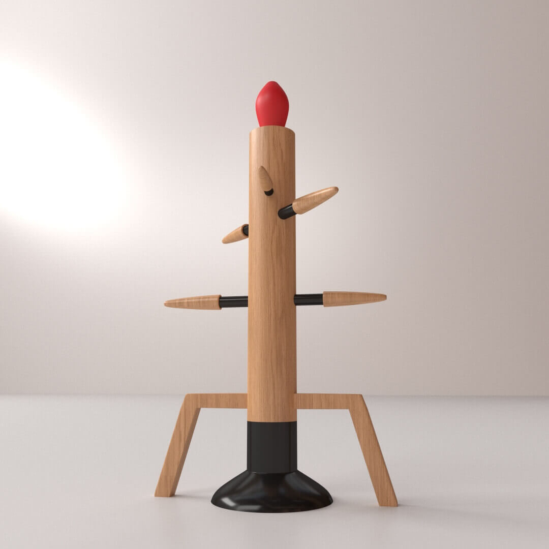 Wooden Dummy - 3D Model by firdz3d