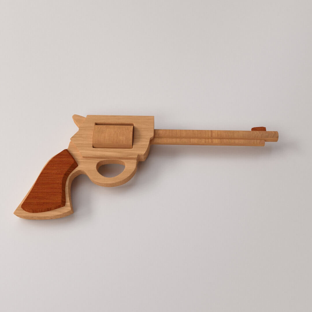 Wooden Handguns