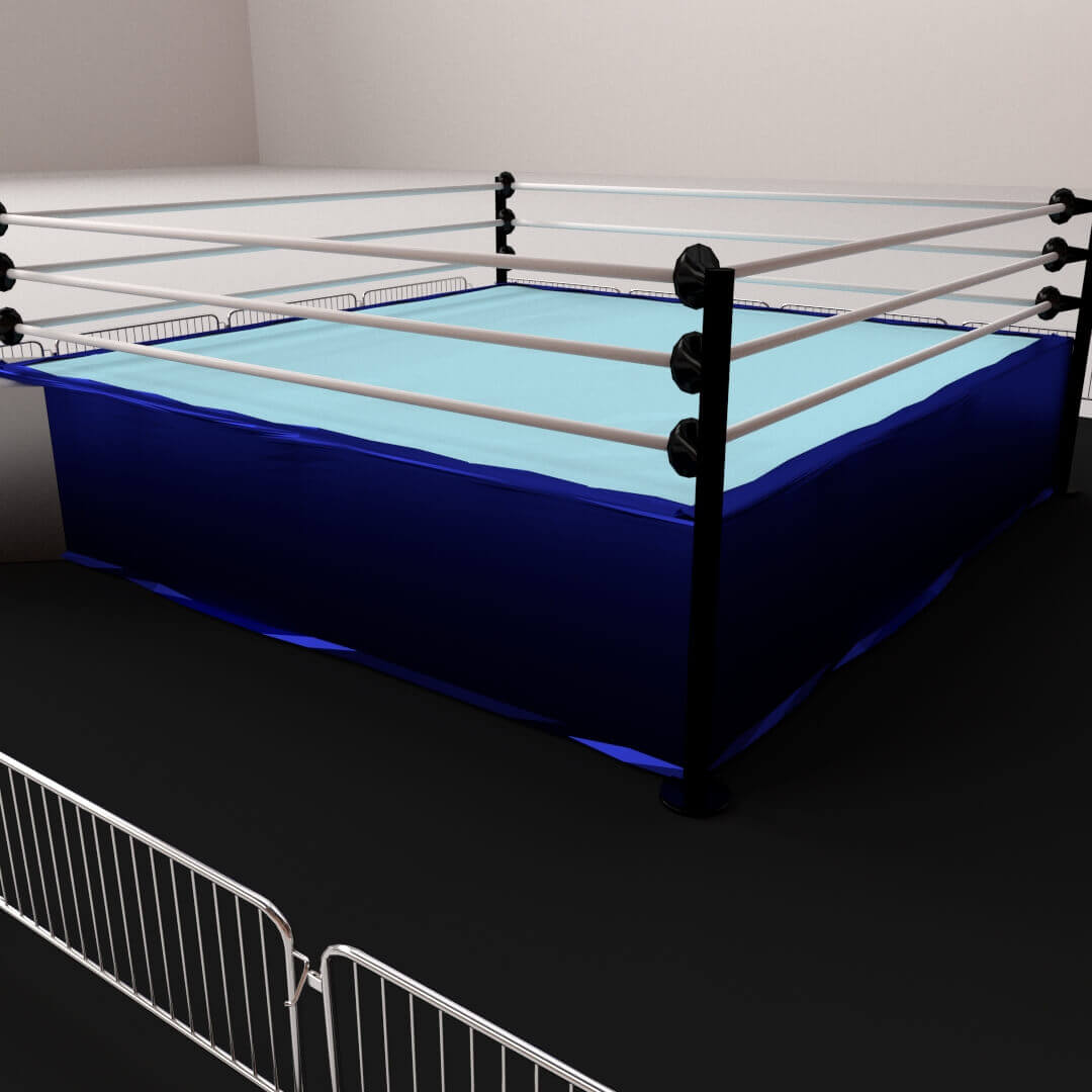 Wrestling Ring - 3D Model by firdz3d