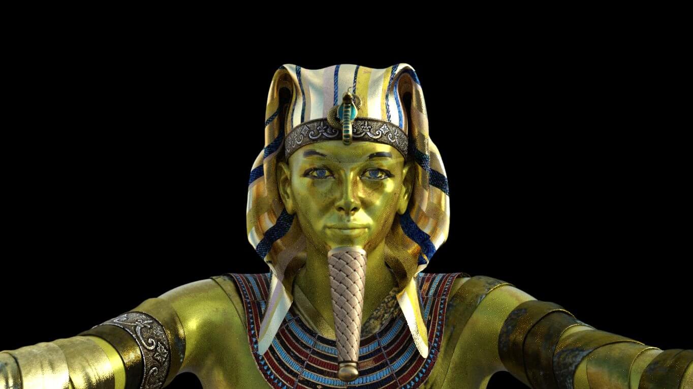 #Tout hank amoon aka #Tutankamon ... 3D Render by first78