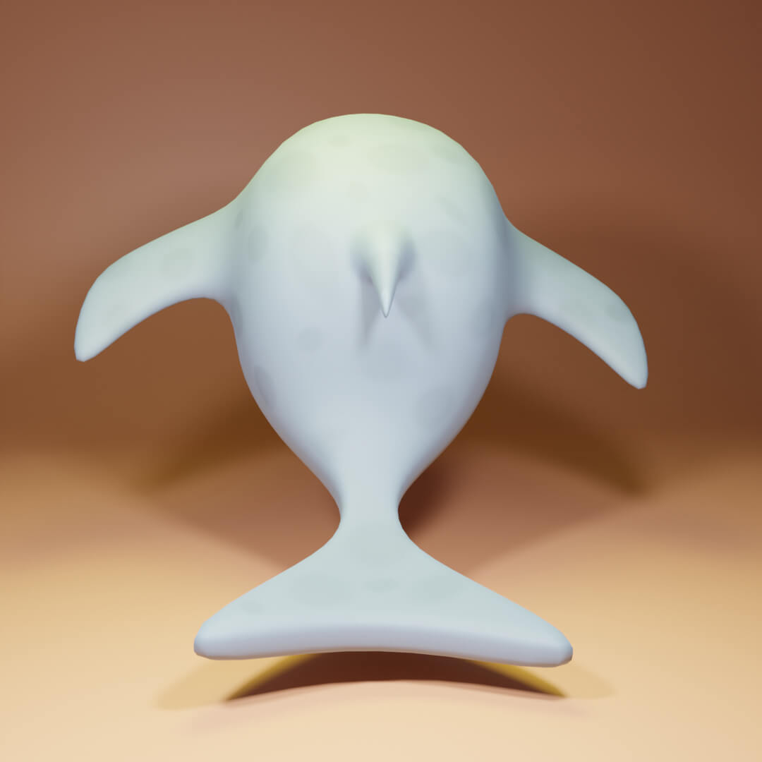 Stylized Whale - 3D Model by fiyalicka
