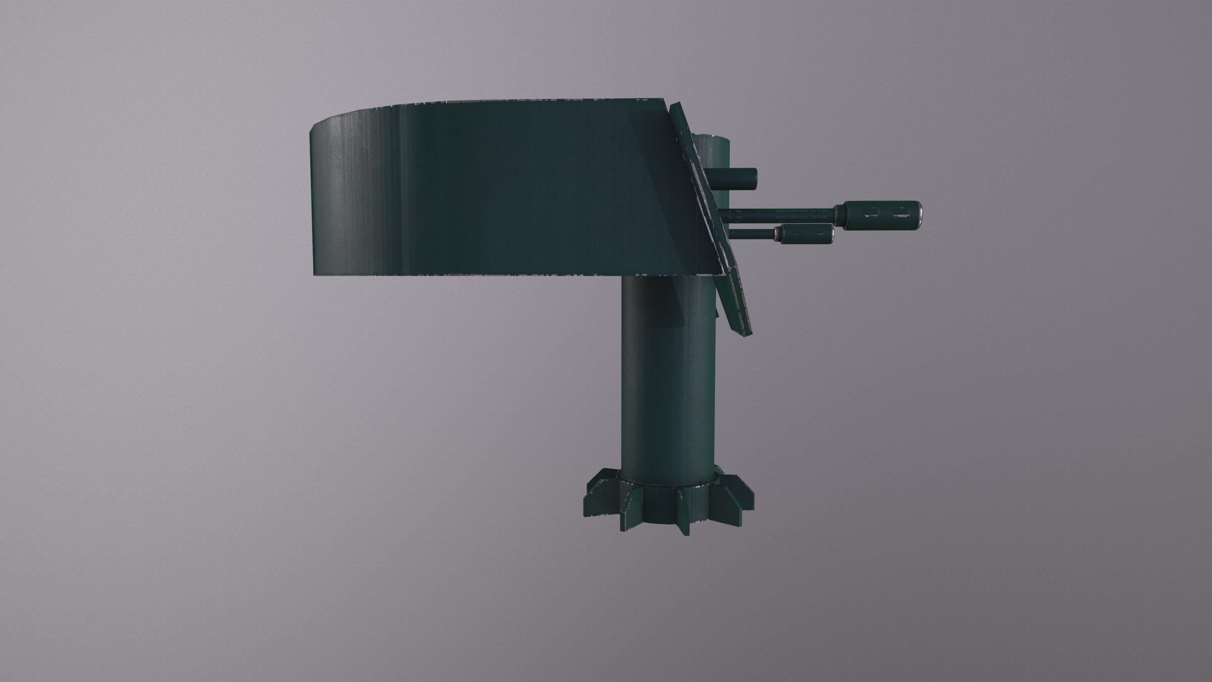 Automatic Military Turret - 3D Model by Flamderwinght