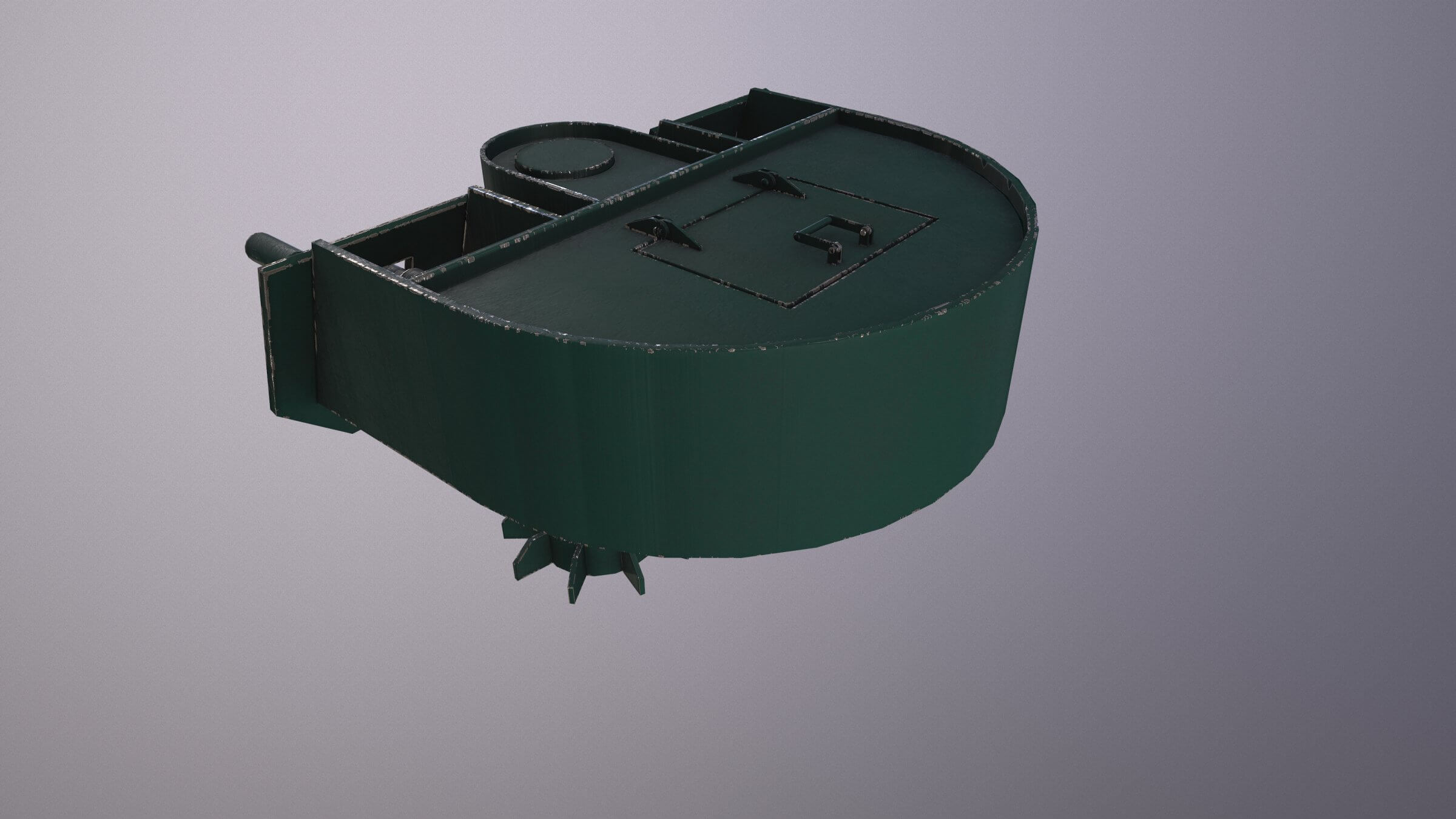 Automatic Military Turret - 3D Model by Flamderwinght