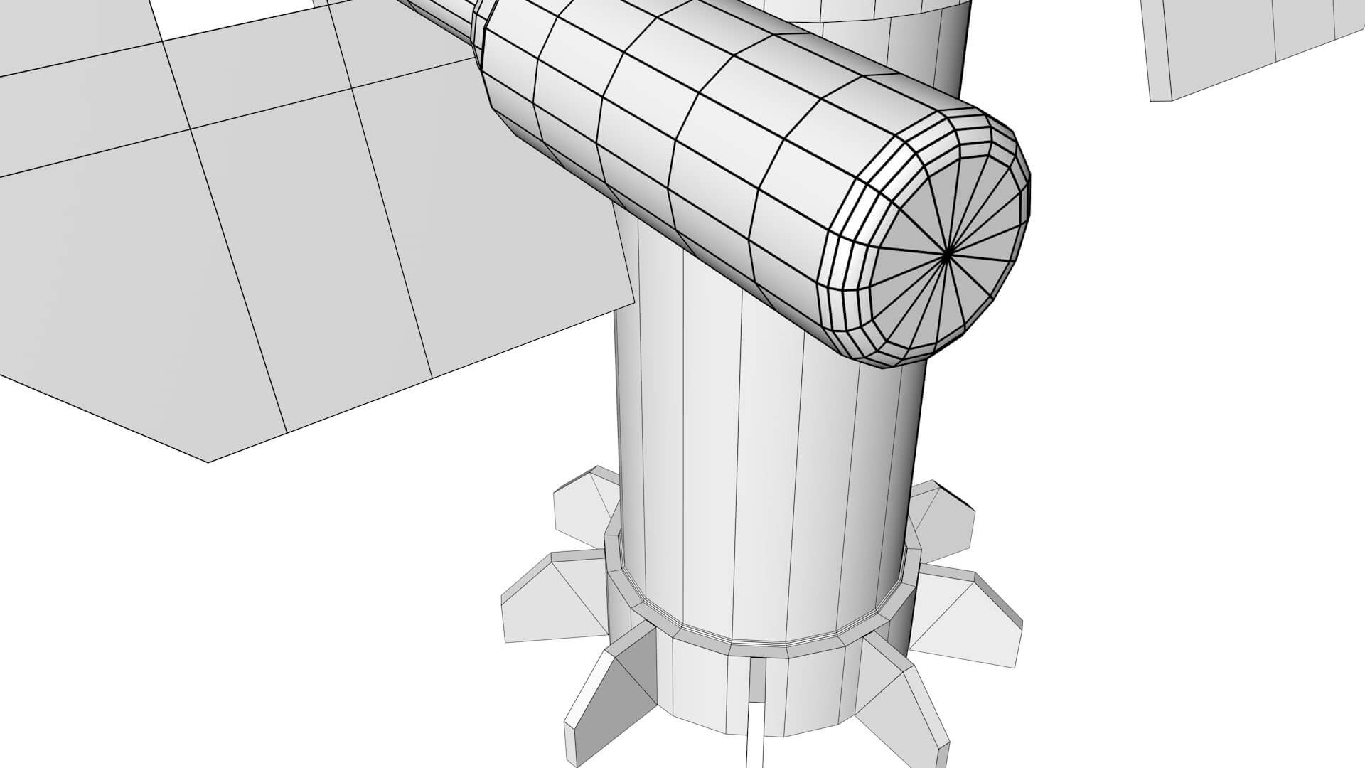Automatic Military Turret - 3D Model by Flamderwinght