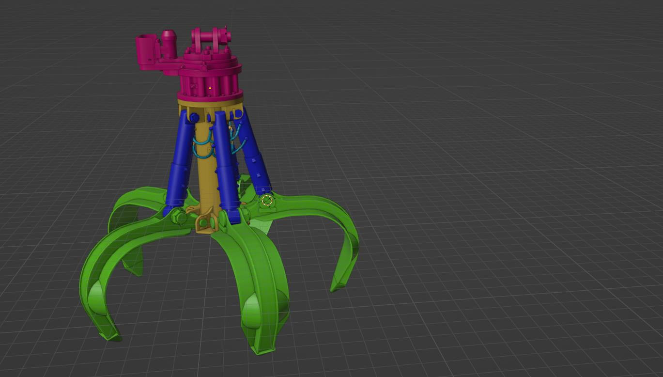 Hydraulic Grip - 3D Model by Flamderwinght